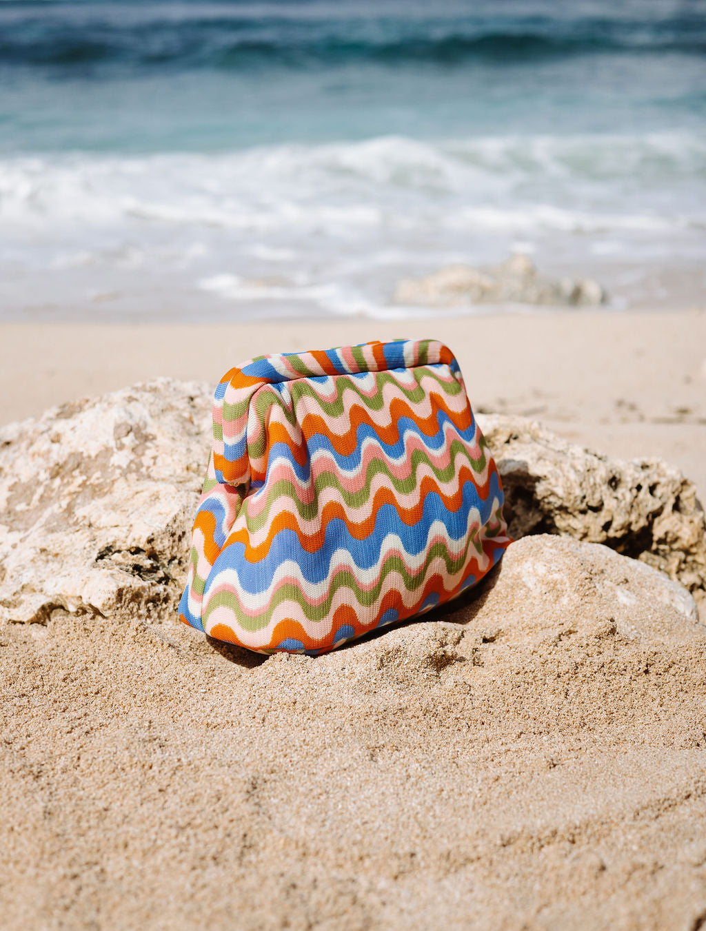 Chloe Oversized Clutch - Summer Knit – PrettyRascal